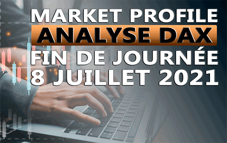 Market Profile Dax Live fin de journée 2021